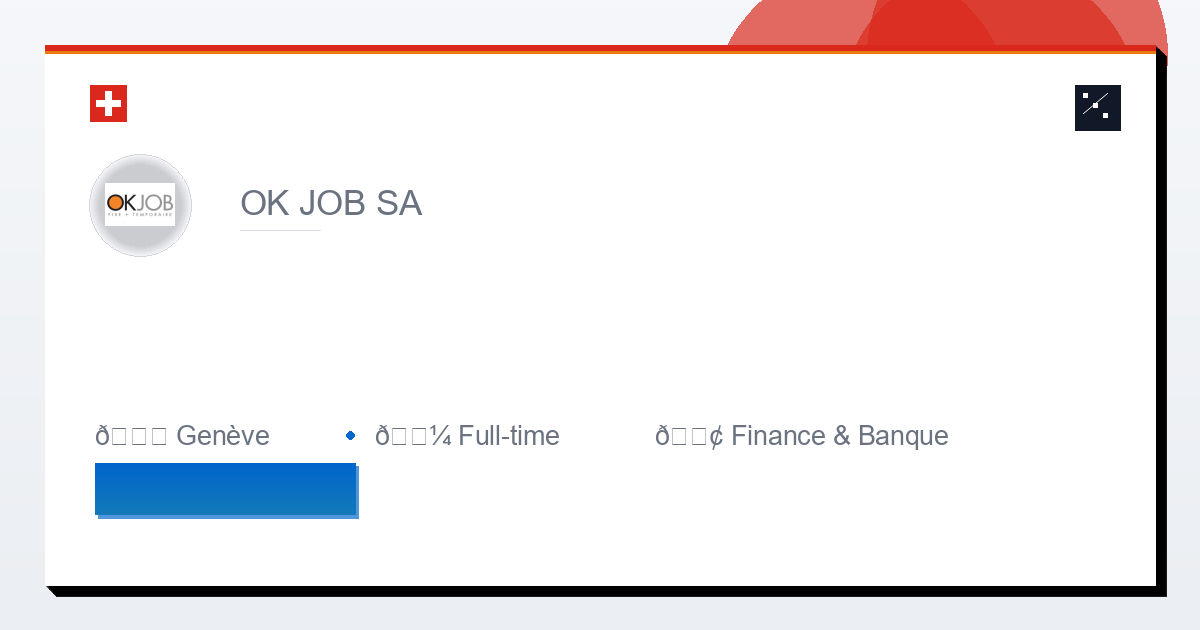 Réceptionniste en Banque Privée à Genève | EmploiSuisse.com